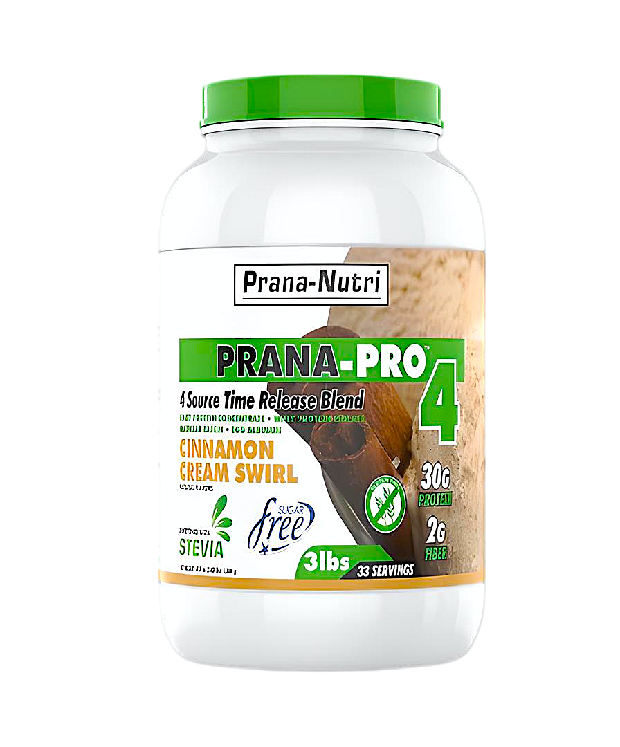 Prana-Pro 4 Protein Cinnamon Cream Swirl – Prana-Nutri